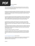 Conclusion de La Organizacion Empresarial | PDF | Business | Economias