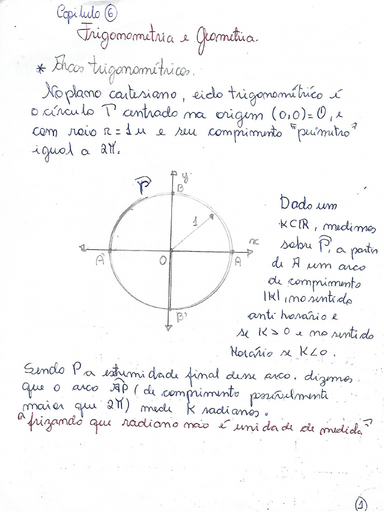 Capitulo 6 Trigonometria Exercicios Resolvidos | PDF
