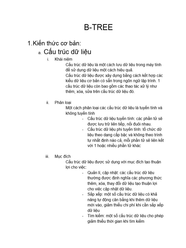 CS523 - B-Tree | PDF