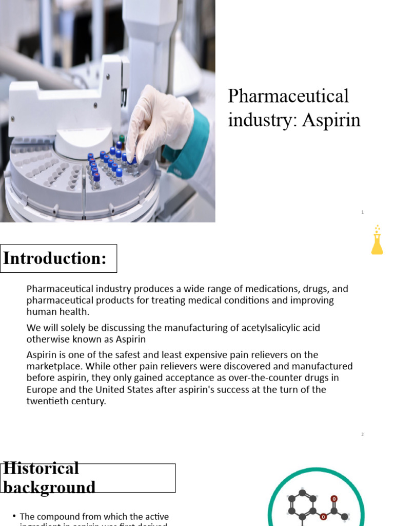 Industrial Aspirin Manufacturing Process | PDF | Tablet (Pharmacy ...