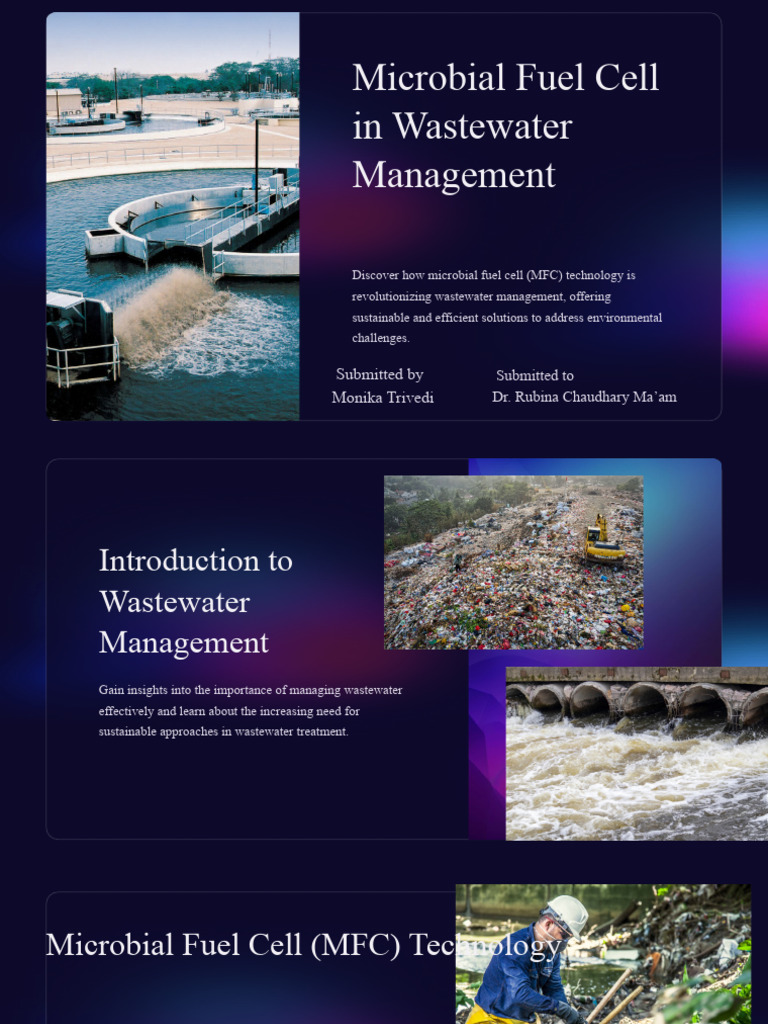 Microbial Fuel Cells in Wastewater Management | PDF | Science & Mathematics