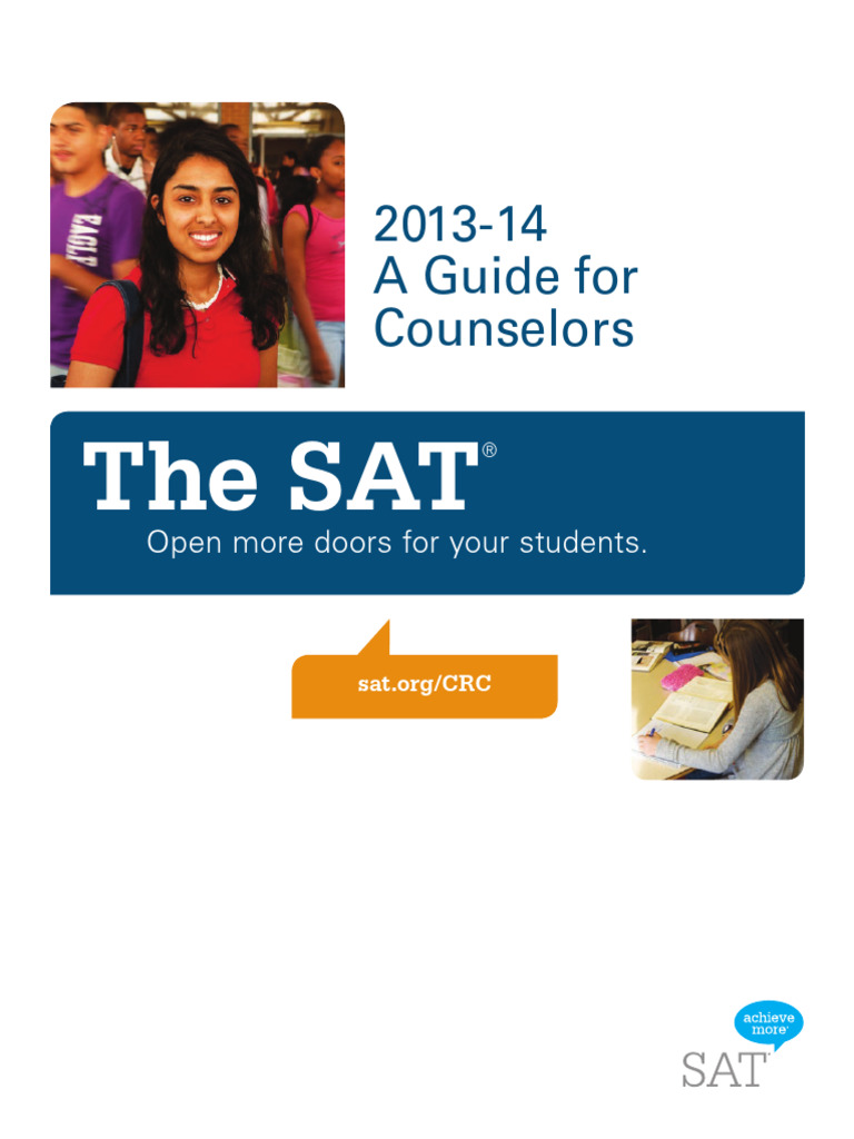 Sat Counselor Guide | PDF