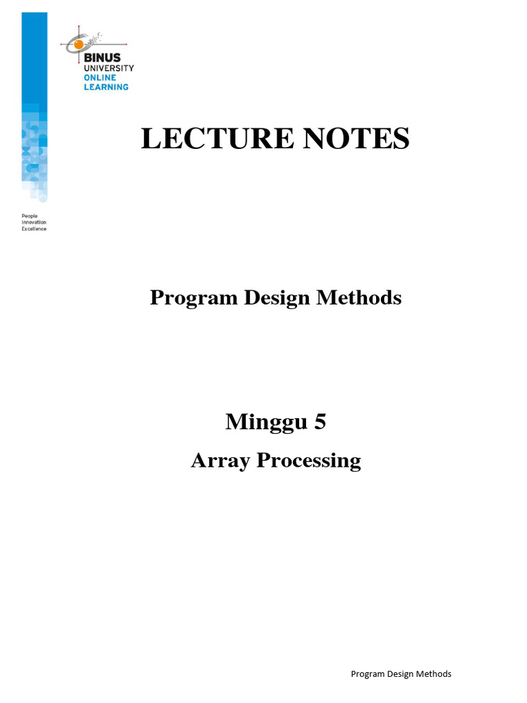 PDM Array Processing | PDF