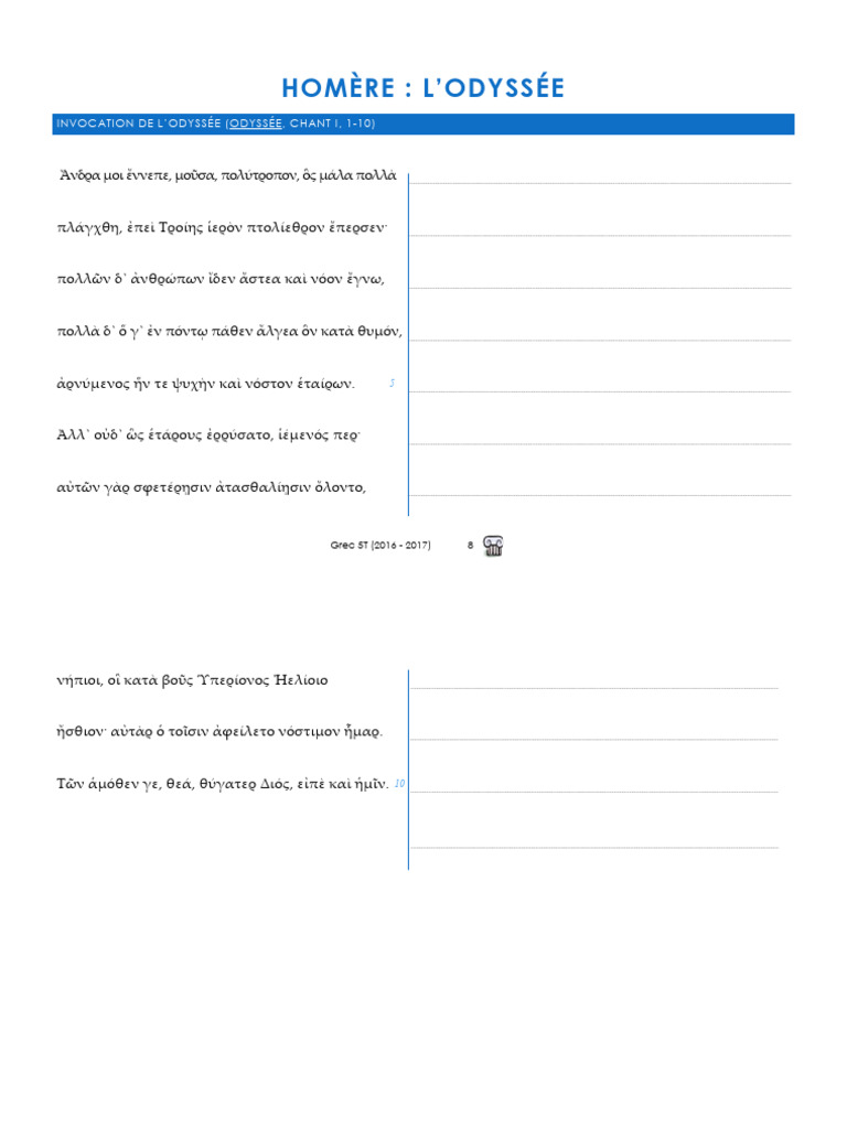 Odyssey | PDF