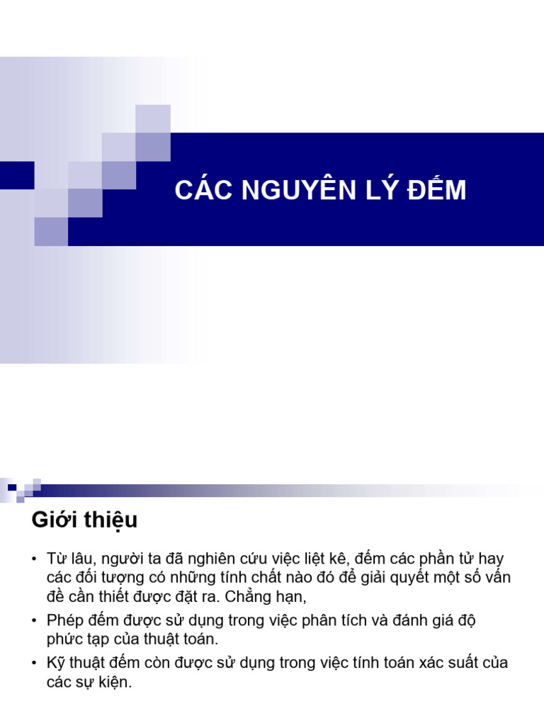 2.2 Co So Phep Dem - Phuong Phap Dem | PDF