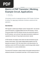 NPN and PNP Transistors Construction Working and Applications | PDF ...