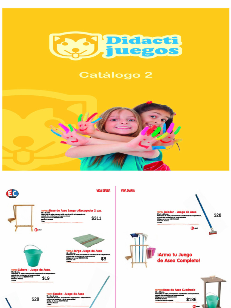 Catalogo Didacti Juegos Madera | PDF
