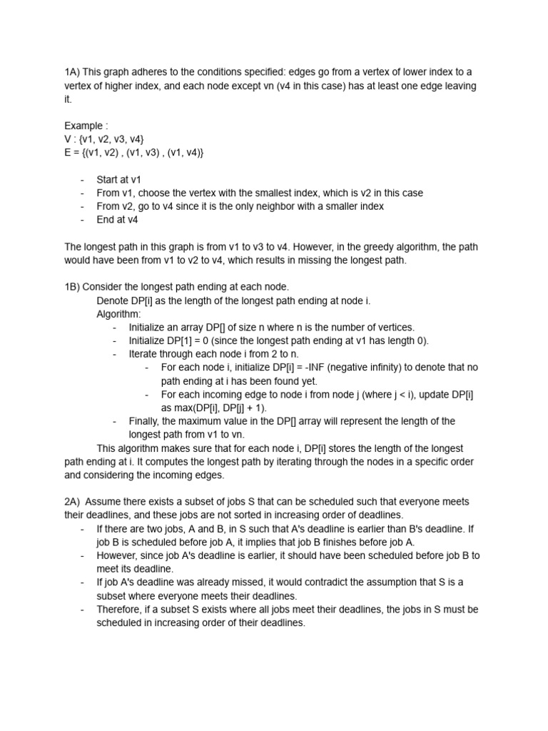 Algos HW5 | PDF