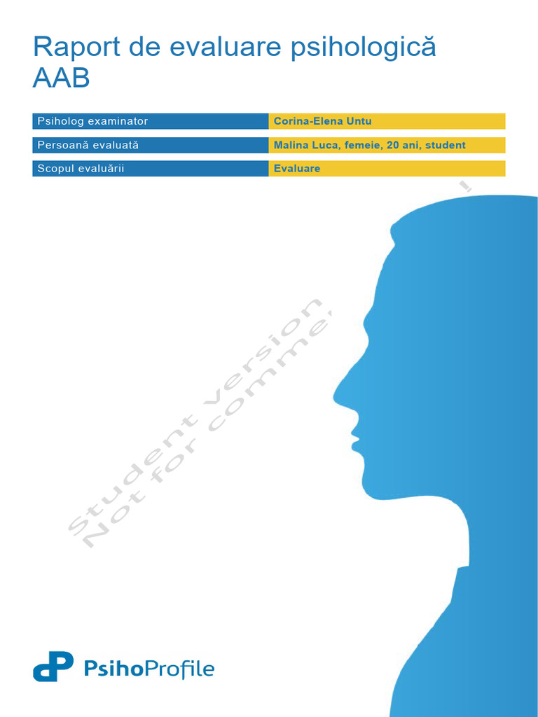 Raport de Evaluare AAB - 20240107 | PDF