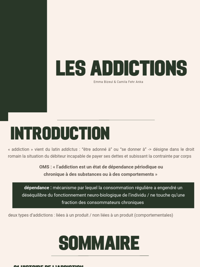 Les Addictions | PDF Les Addictions | PDF