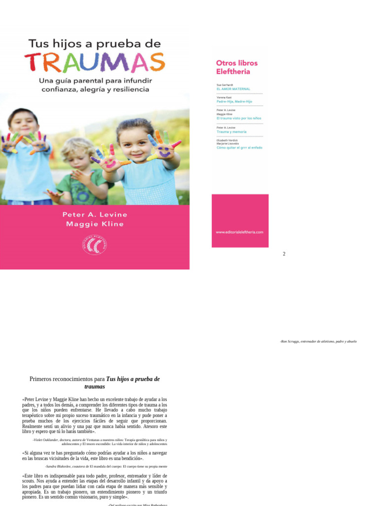 Tus Hijos A Prueba de Traumas (Spanish Edition) | PDF | Trauma ...