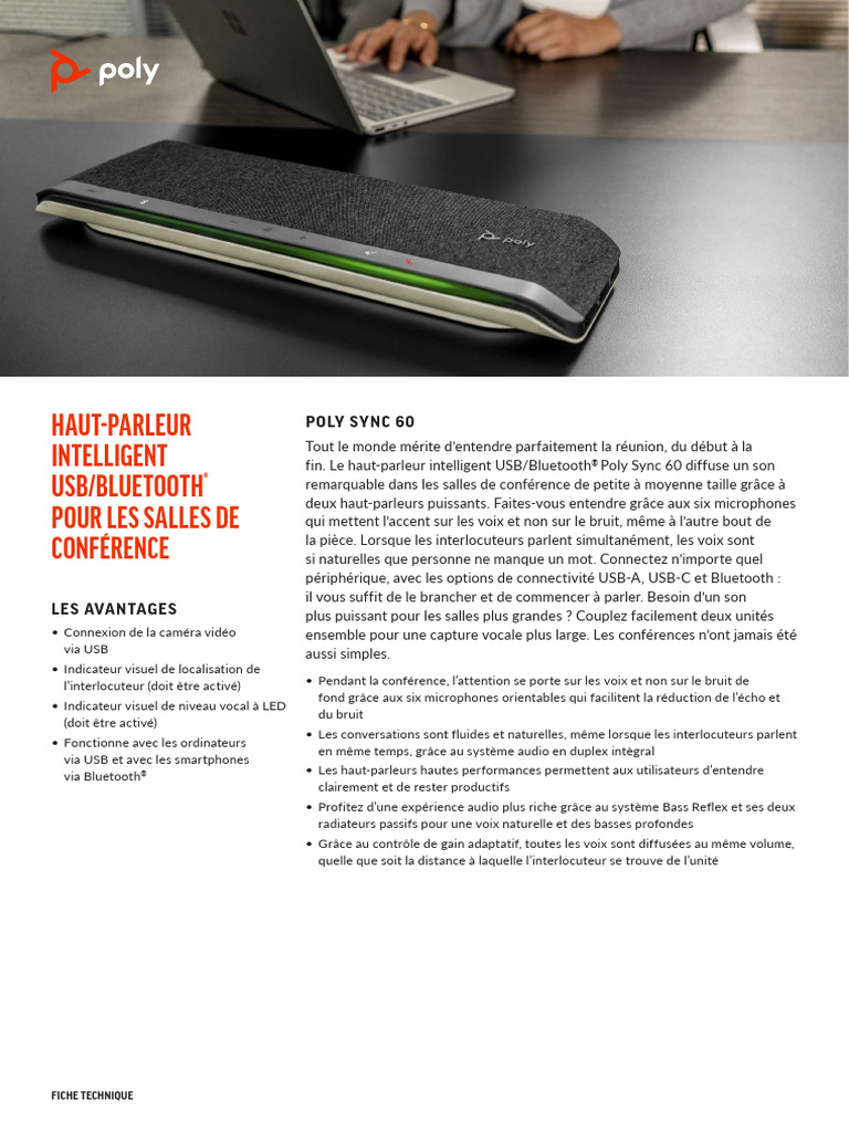 FICHE TECHNIQUE Poly-Sync-60-Ds-Fr | PDF