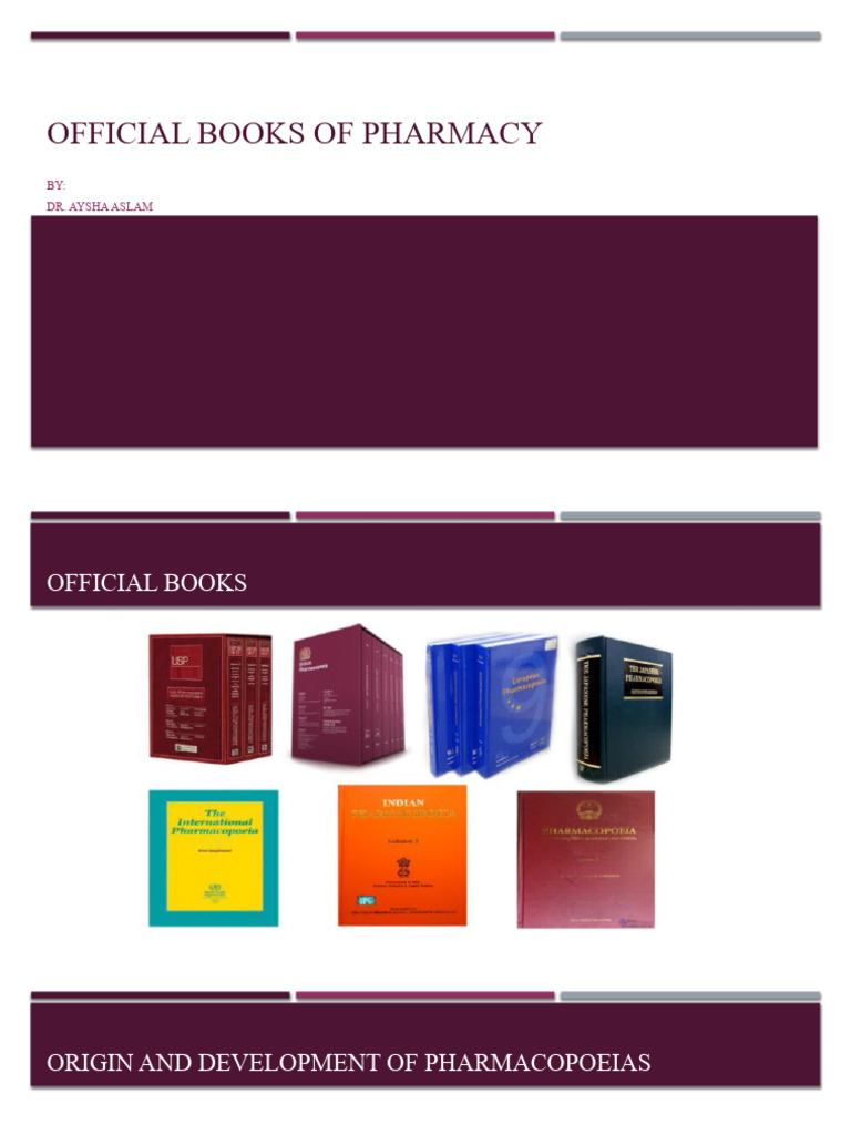 Pharmacy Official Books | PDF | Wellness