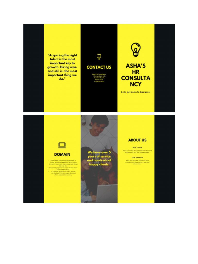 Brochure Asha Consultancy | PDF