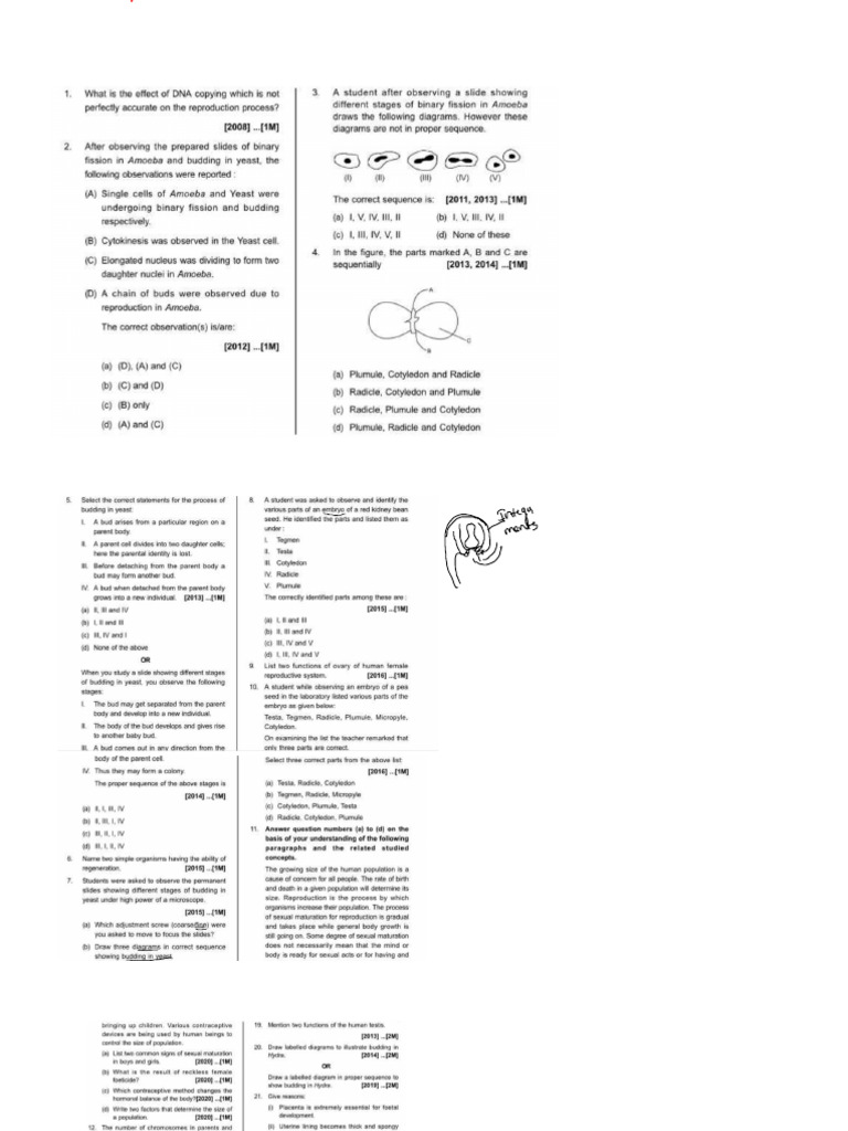 Previous Yr Qns Solving in Class-2 | PDF