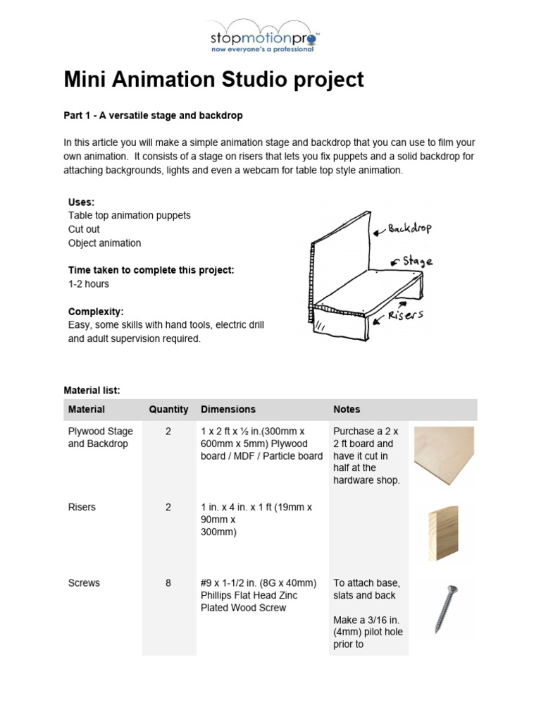 Make-your-own-Mini-Animation-Studio | PDF