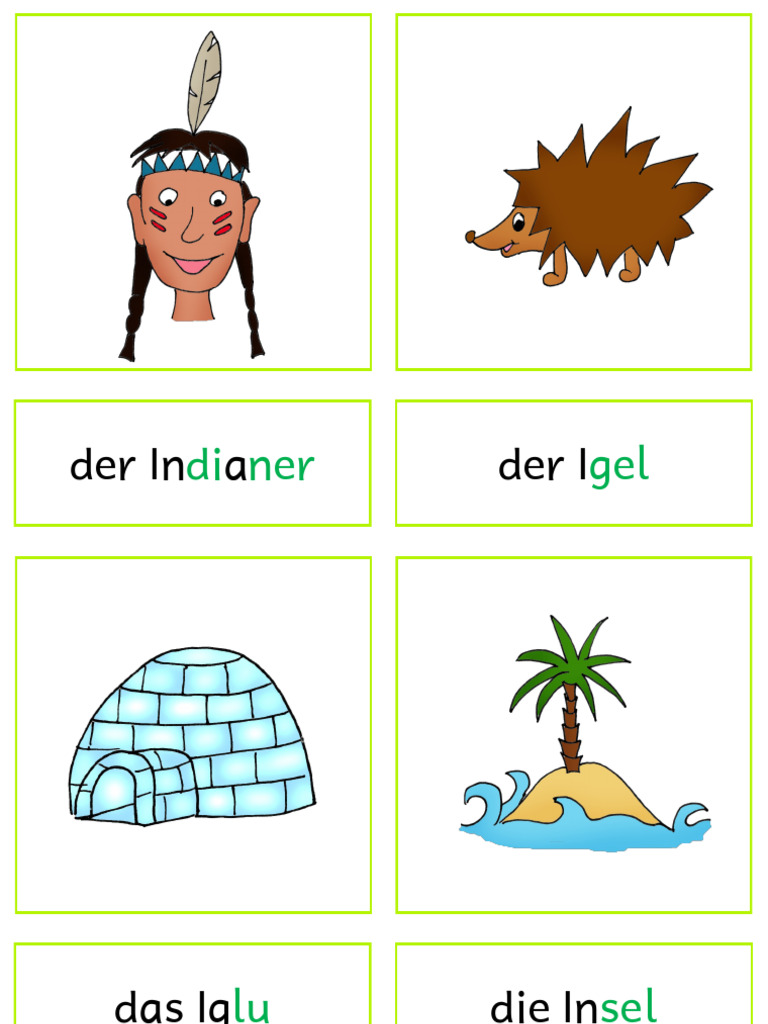 Bildkarten Zum Ausdrucken Pdf