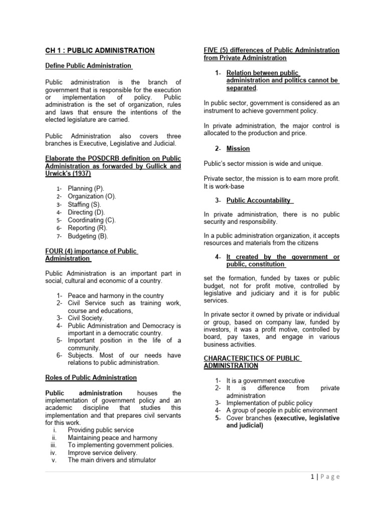 PAD190 | PDF | Social Science