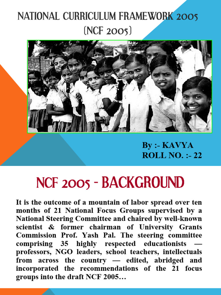 NCF 2005 Presentation KAVYA | PDF