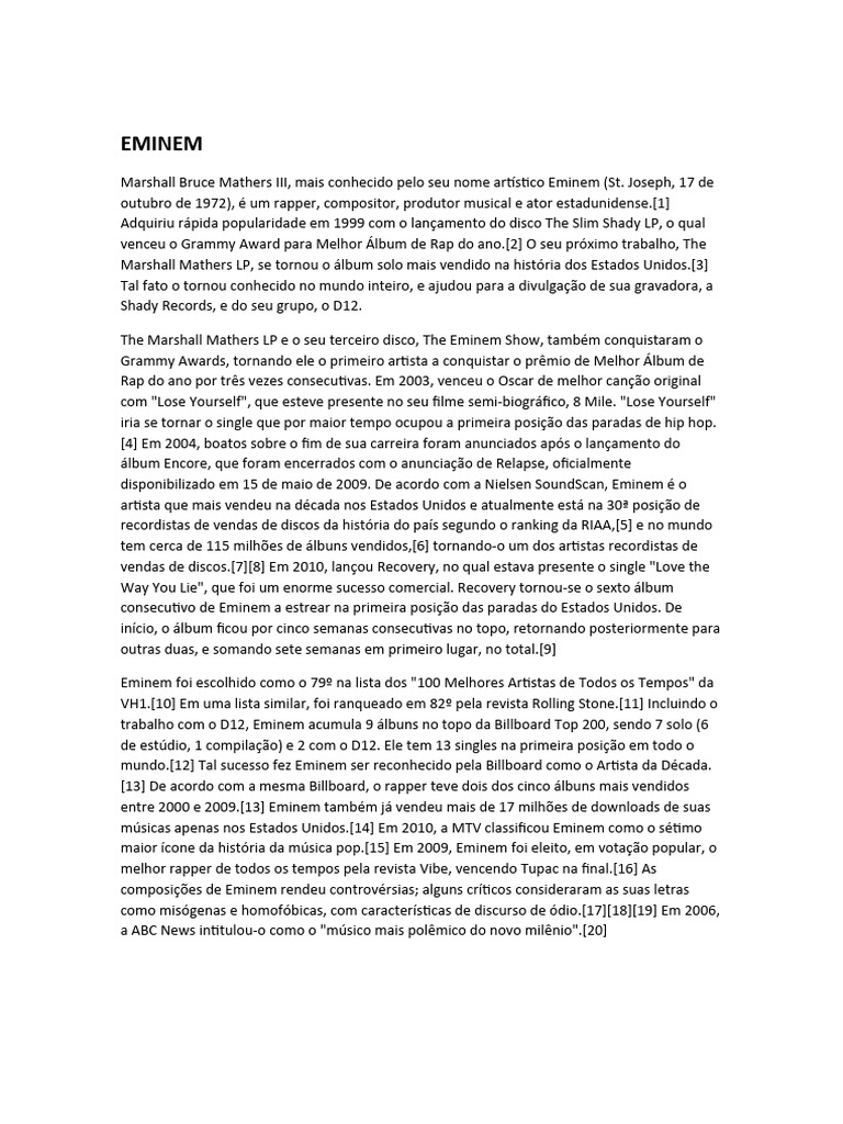 EMINEM | PDF