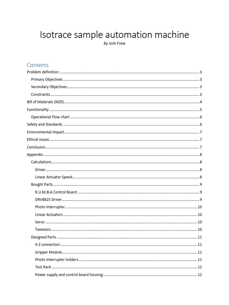Dosing Final Report | PDF | Screw | Electrical Connector