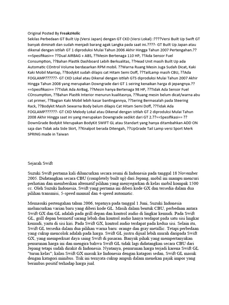 Kelebihan Dan Kekurangan Swift | PDF