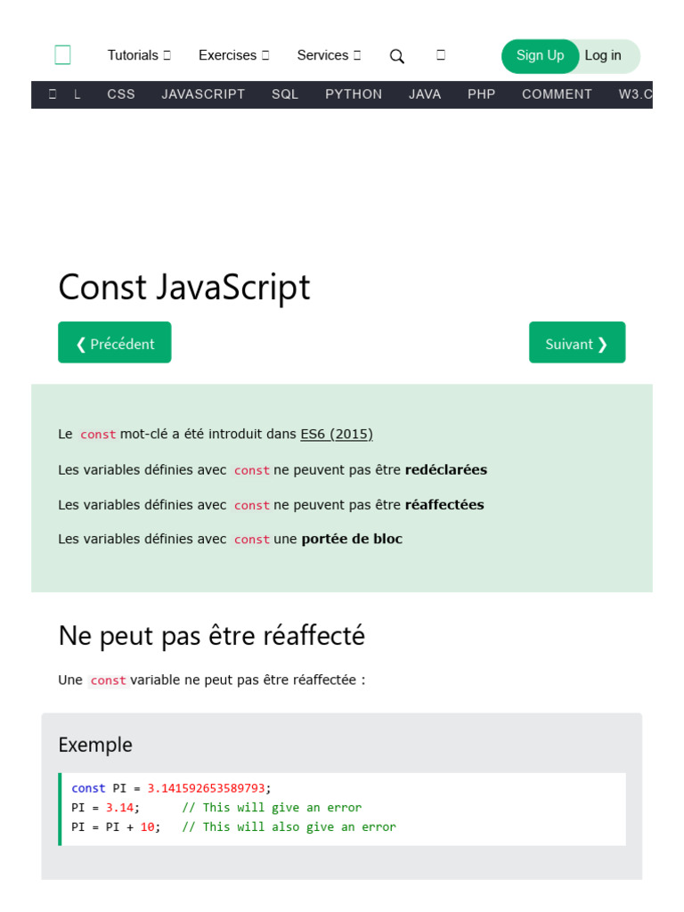 Const | PDF