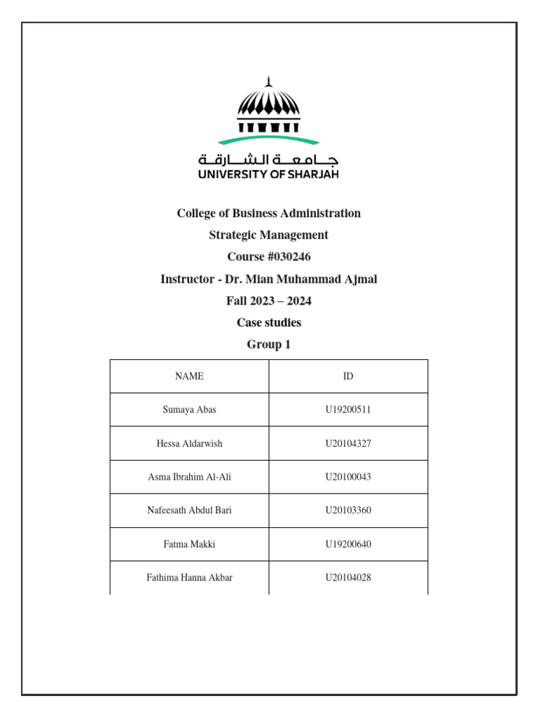 Case Studies Report | PDF