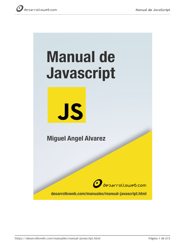 Manual de Javascript | PDF