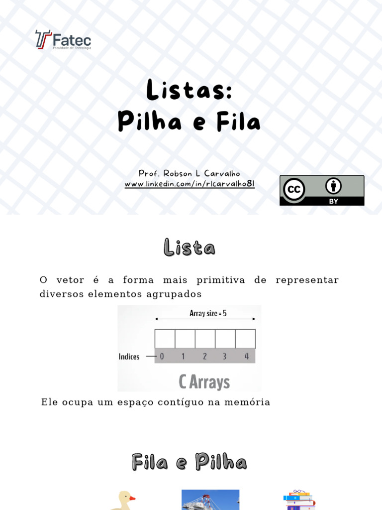 (ED) 6 - Listas Pilha e Fila | PDF