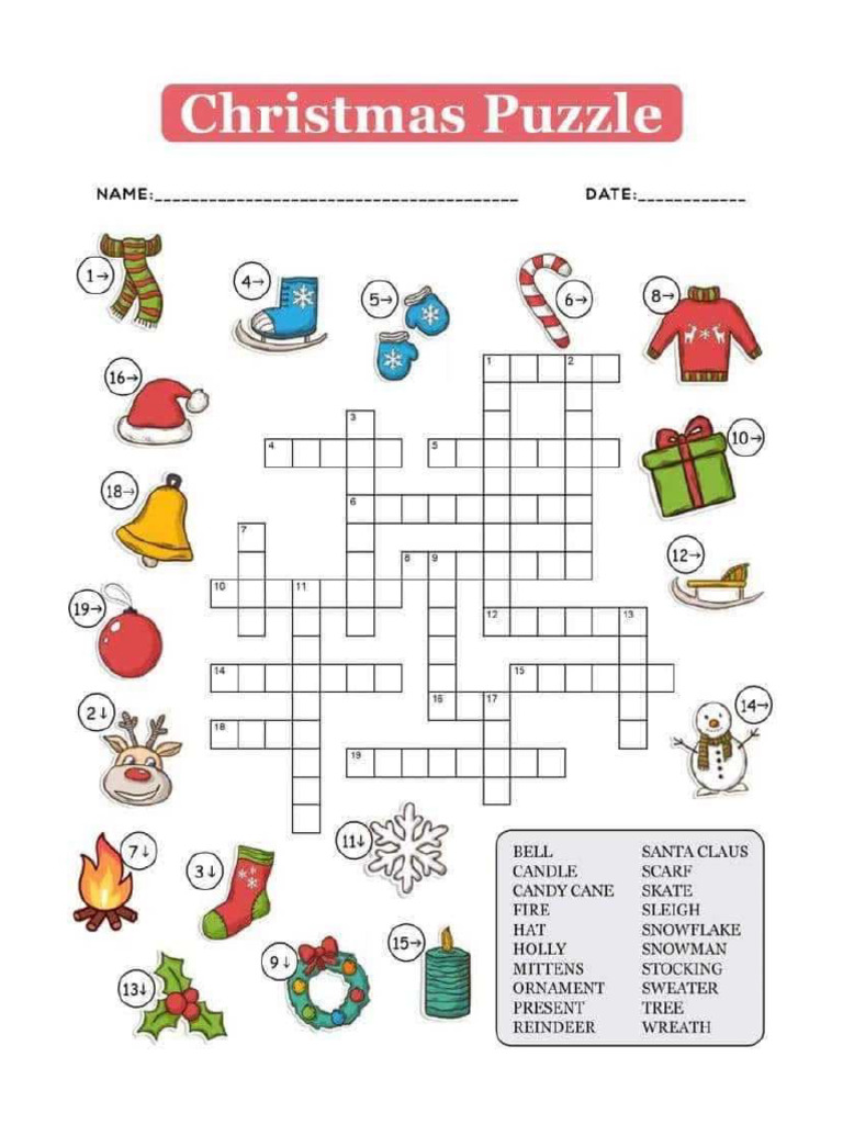 Crucigrama Navidad | PDF