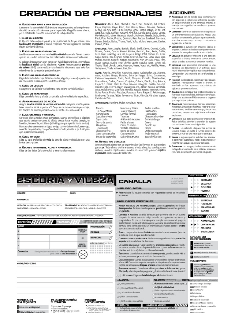 Escoria y Vileza - Libretos | PDF