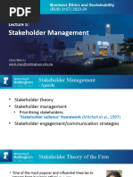 Mitchell, R. K., Agle, B. R., & Wood, D. J. 1997. Toward A Theory of ...