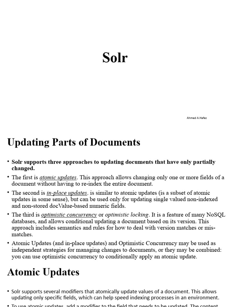 Solr | PDF | Apache Solr | Computer Programming