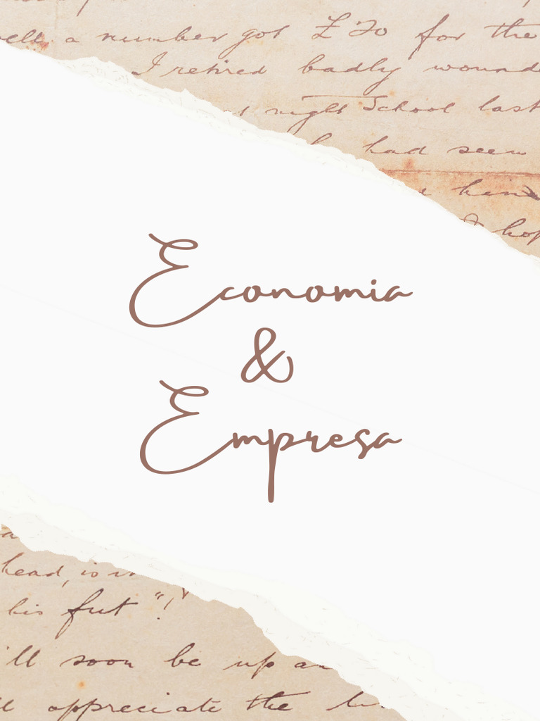 Economia y Empresa - Resumen | PDF Economia y Empresa - Resumen | PDF