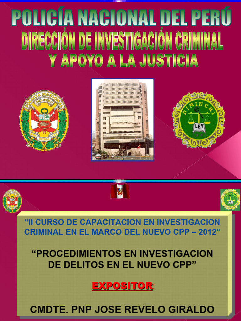 Procedimientos en Investigaciòn de Delitos en El NCPP | PDF