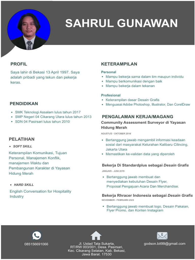 Sahrul Gunawan CV | PDF