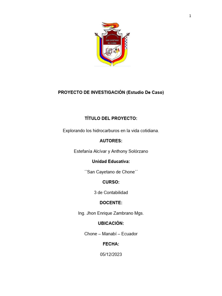 Proyecto de Clase | PDF
