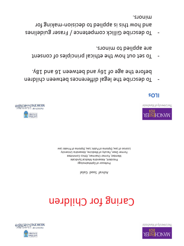 Caring For Children 1 | PDF