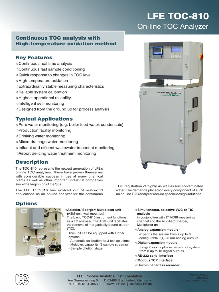 TOC-810 PDS en | PDF