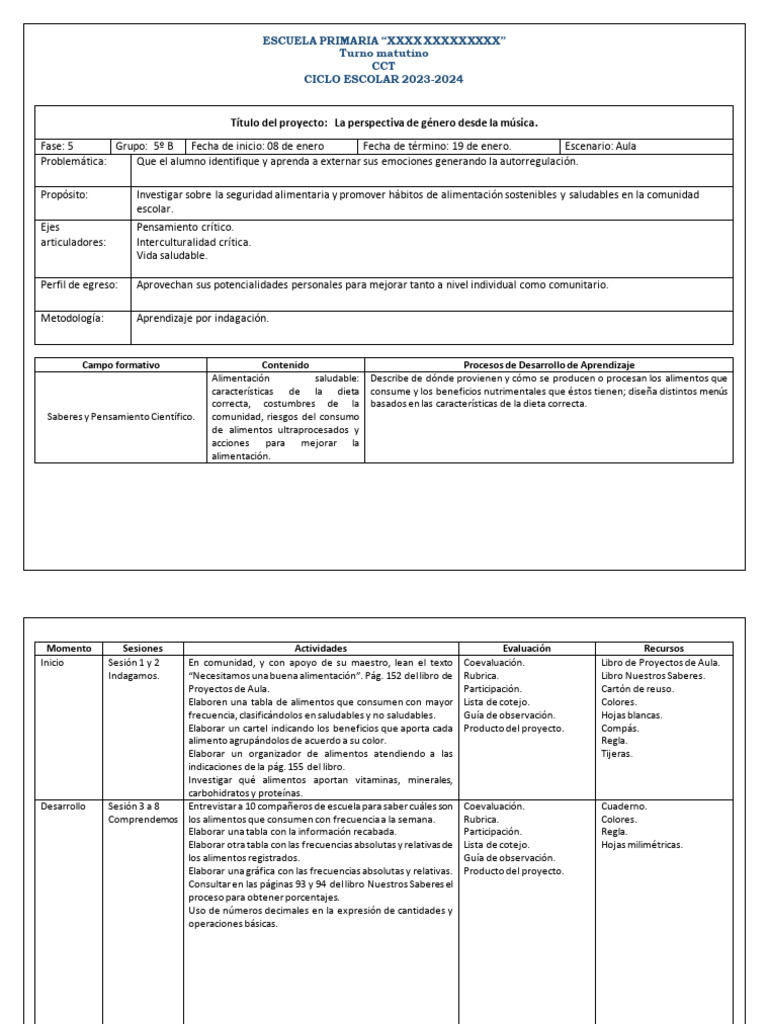 Proyecto 1 Enero SPC | PDF