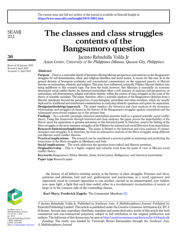 BANGSAMORO | PDF