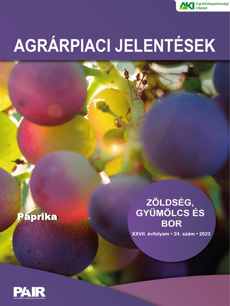 Zoldseg Gyumolcs Bor 2023 24 | PDF