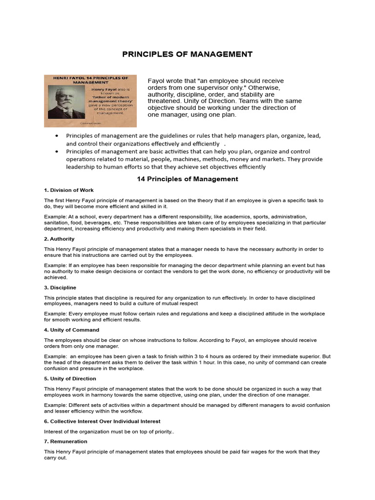 Educ 214 - Principles of Management | PDF