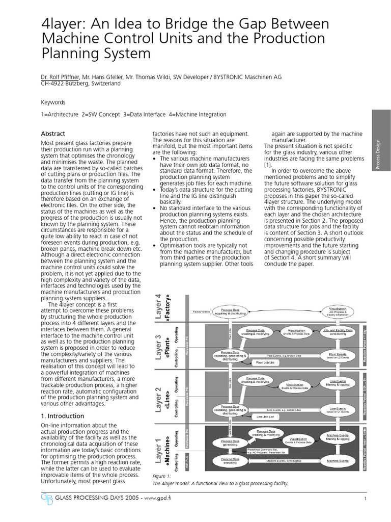 4layer An Idea To Bridge The Gap Between Machine Control Units and The ...