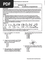 Geometry Cheat Sheet | PDF | Area | Triangle