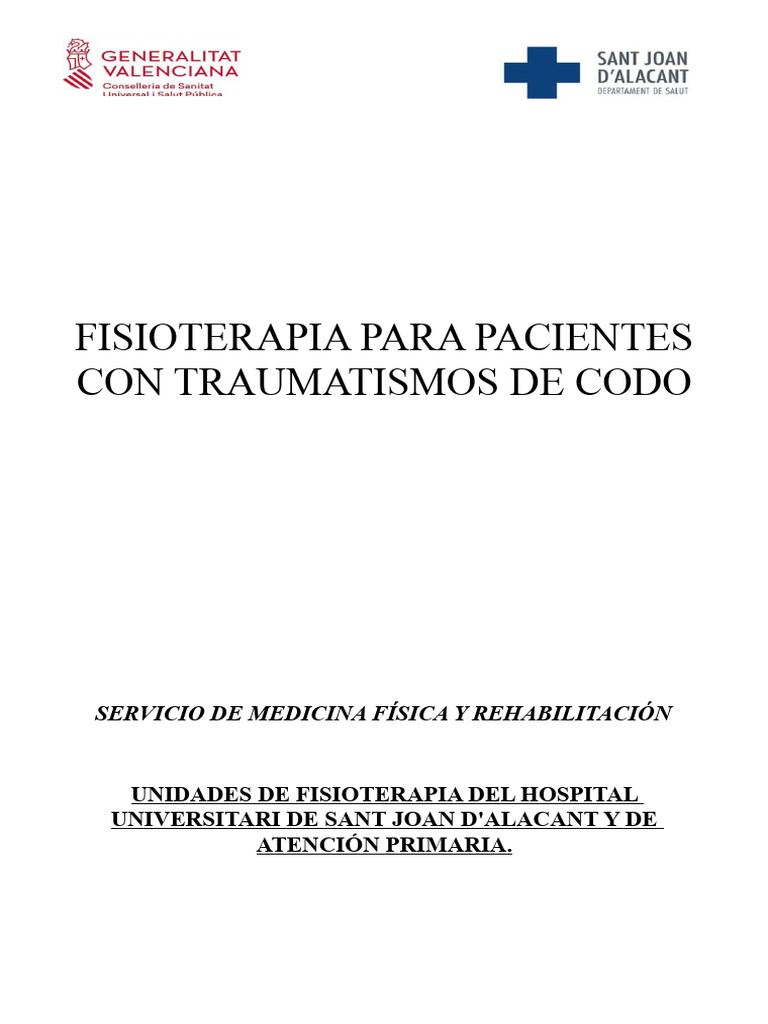 Traumatismo de Codo | PDF | Codo | Mano