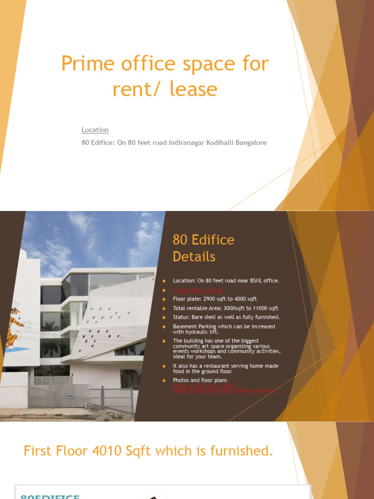 Office Spaces Edifice Builders | PDF