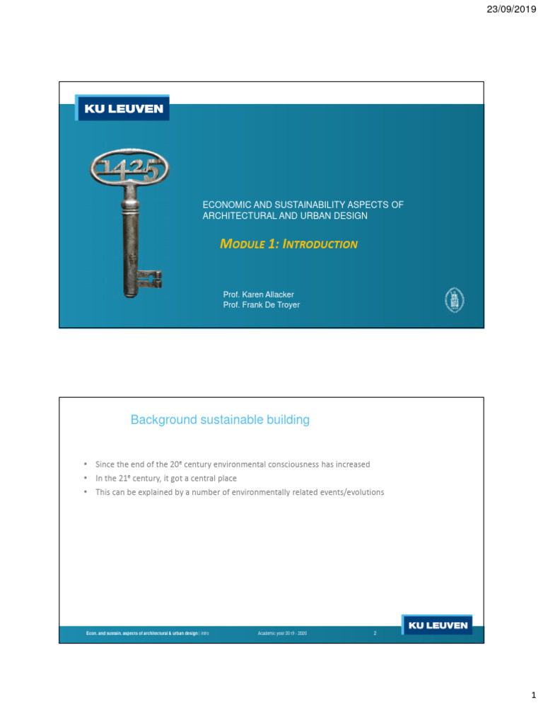 EC&Sus - Module 1 - Intro - 2019-2020 | PDF