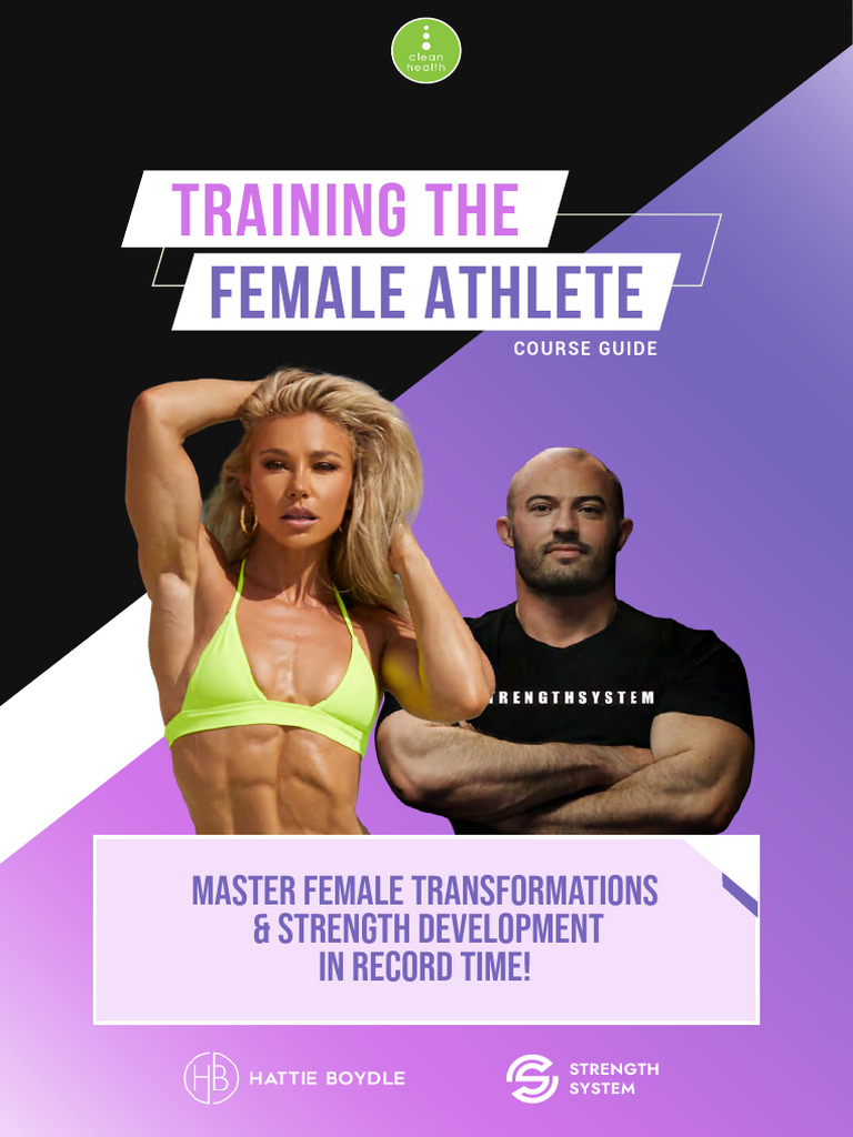 TFA+Training+the+Female+Athlete+Course+Guide | PDF | Personal Trainer | Health Education